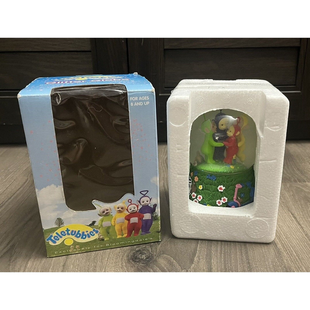 Teletubbies Glitter Globe Musical Snow Dome Original Box - Etsy