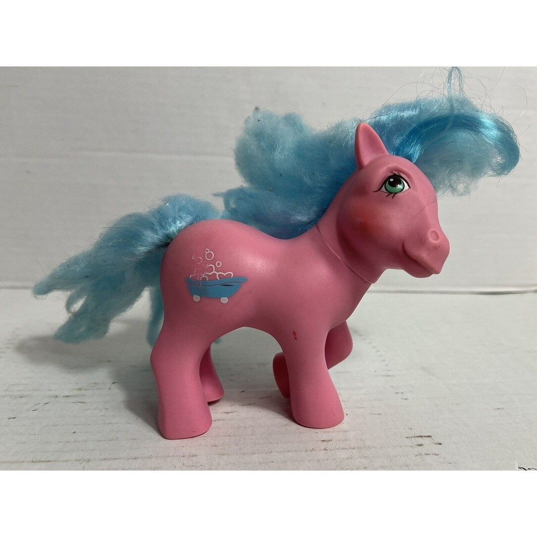 Vintage My Little Pony G1 1984 Perfume Puff Ponies Bathtub Pink MLP ...