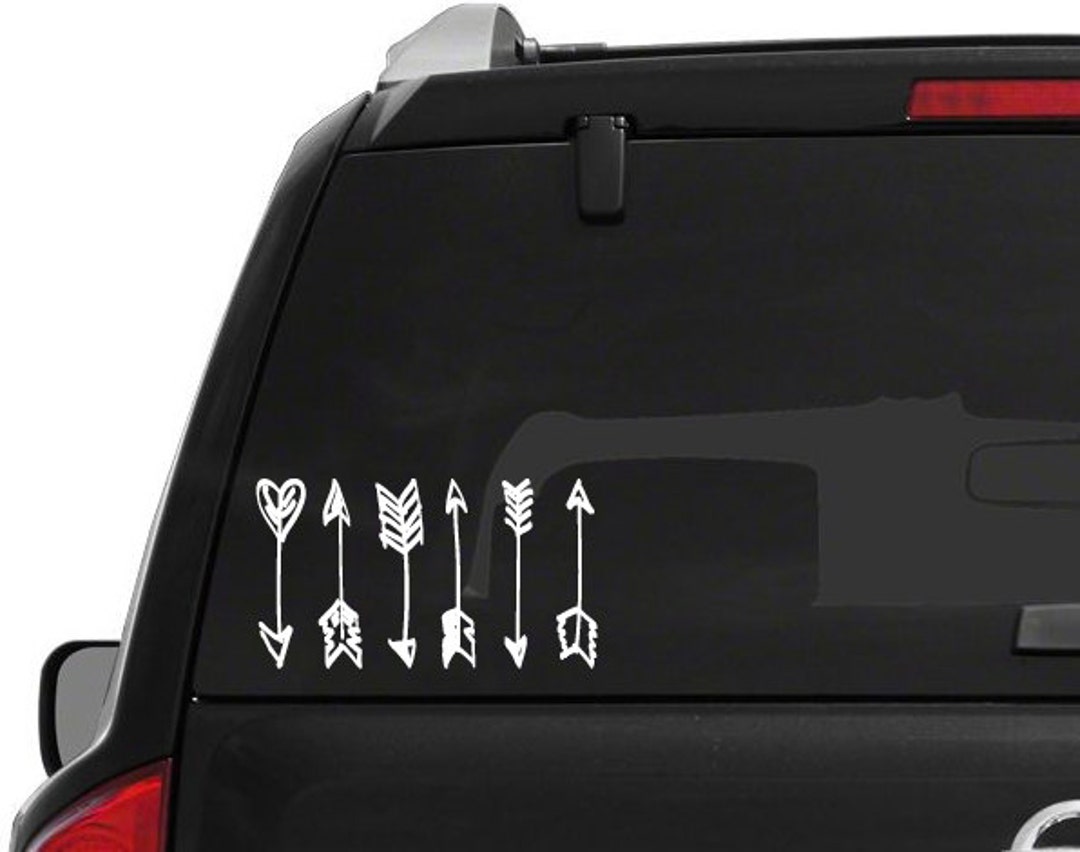 Hand Drawn Arrows Sticker, Decal, Your Choice of Color - Etsy