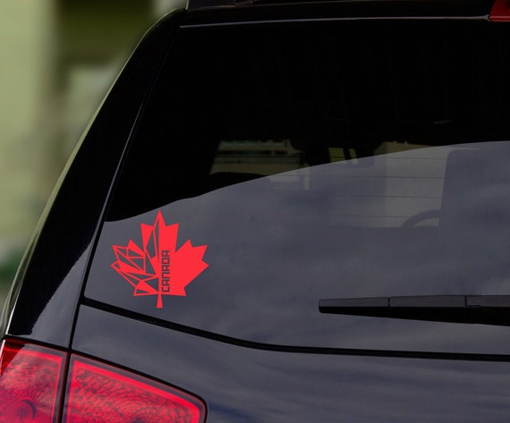 Canada maple leaf sticker decal your choice of color | Etsy