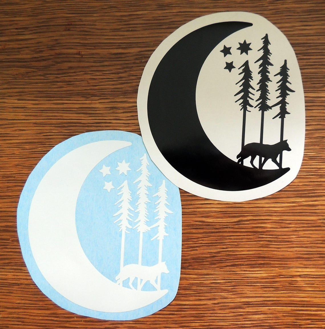 Wolf Moon Sticker, Decal, Your Choice of Color - Etsy