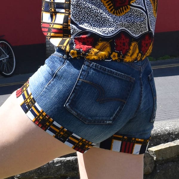 African Print Shorts - Etsy