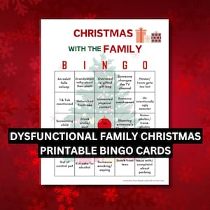 Dysfunctional Family Bingo - Etsy