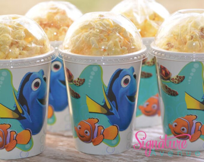 Finding Nemo Birthday Party Cups-popcorn Box-set of 8 - Etsy