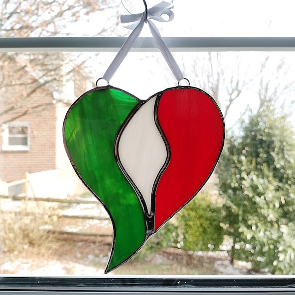 Stained Glass Italian Flag - Etsy