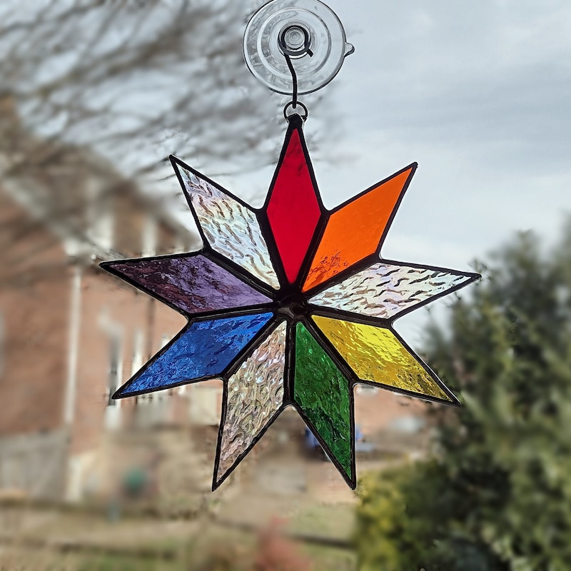 Stained Glass Window Faith - Etsy