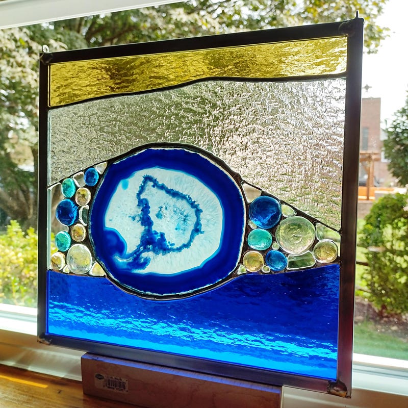 Agate Stained Glass - Etsy
