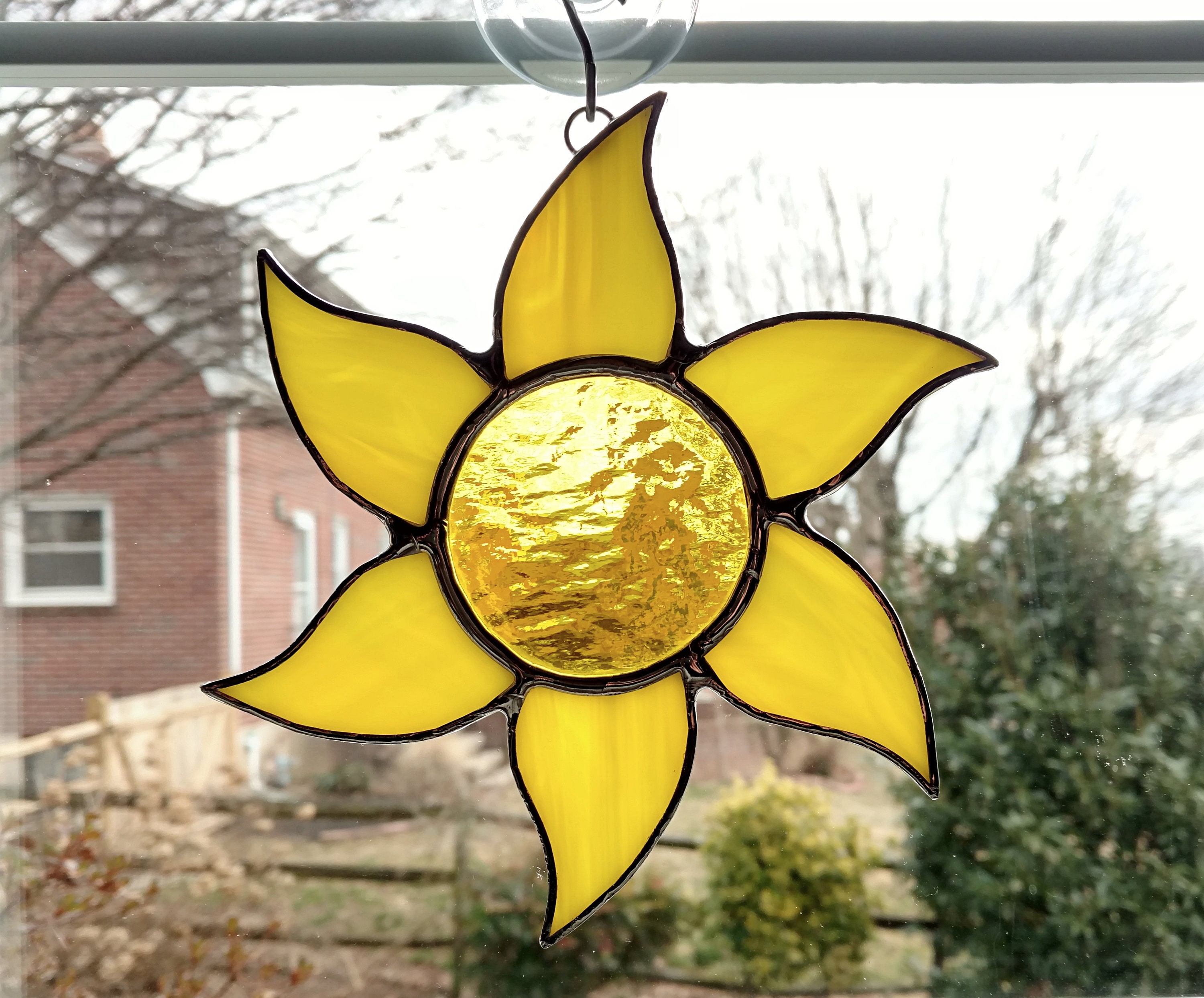 Glass Art Suncatchers Art & Collectibles Sunshine Beam Stained Glass ...