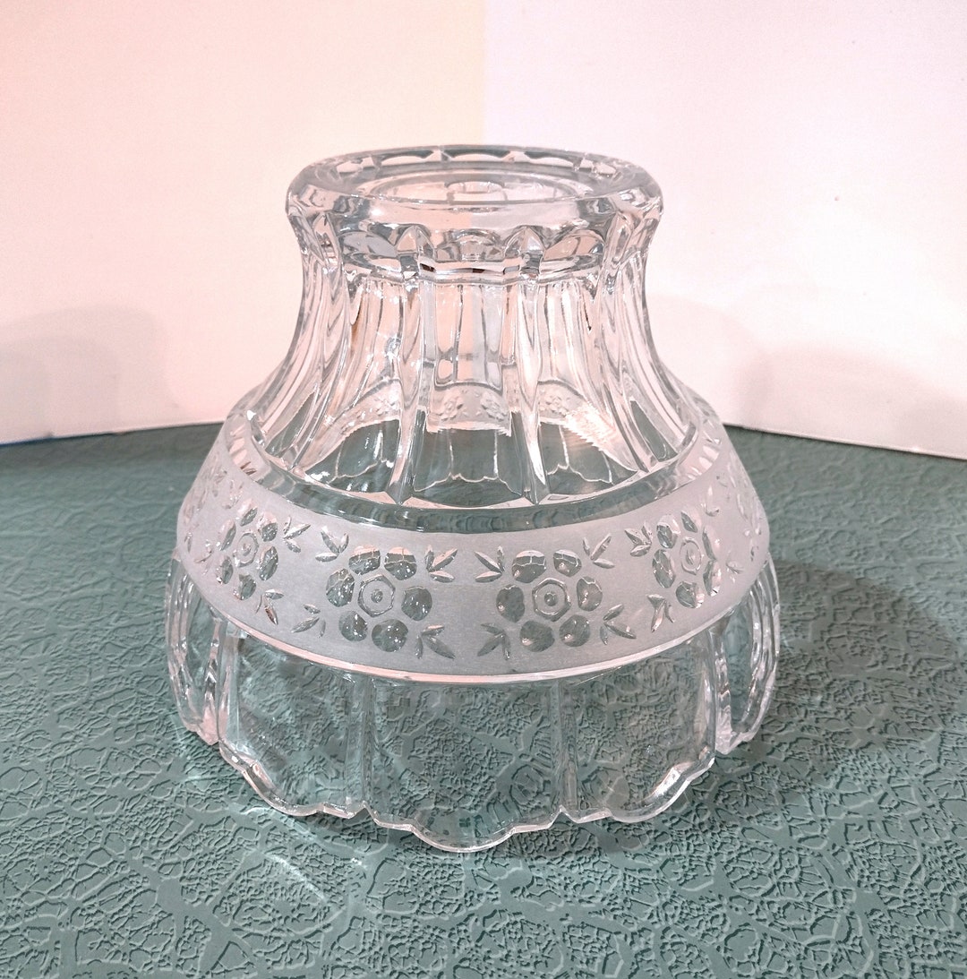 Vintage Crystal Fairy Lamp Shade, Boudoir Lamp Glass Shade - Etsy