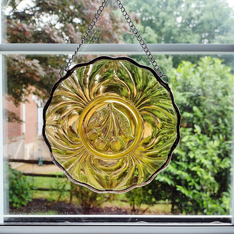 Glass Plate on Window Art - Etsy