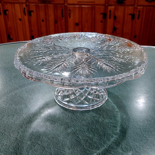 Crystal Cake Stand - Etsy
