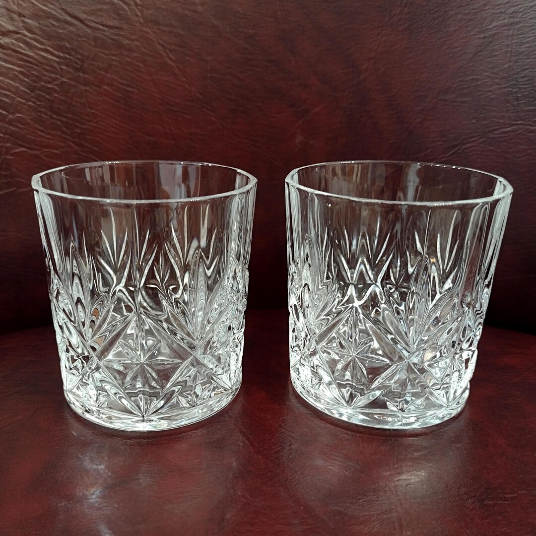 Vintage Cristal D'arques Durand Danube Crystal Rocks Glasses, Set of ...