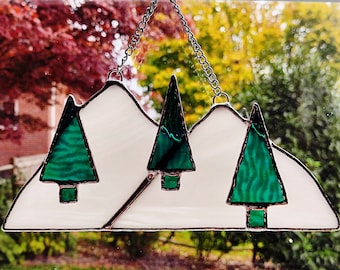 Tree II Stained Glass Pattern PDF PNG Digital File - Etsy