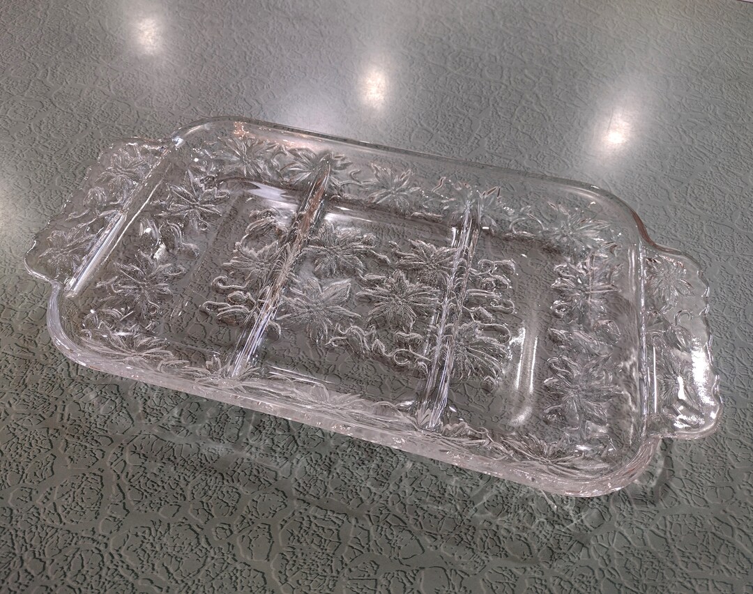 Vintage Princess House Fantasia Three Section Divided Relish Dish ...