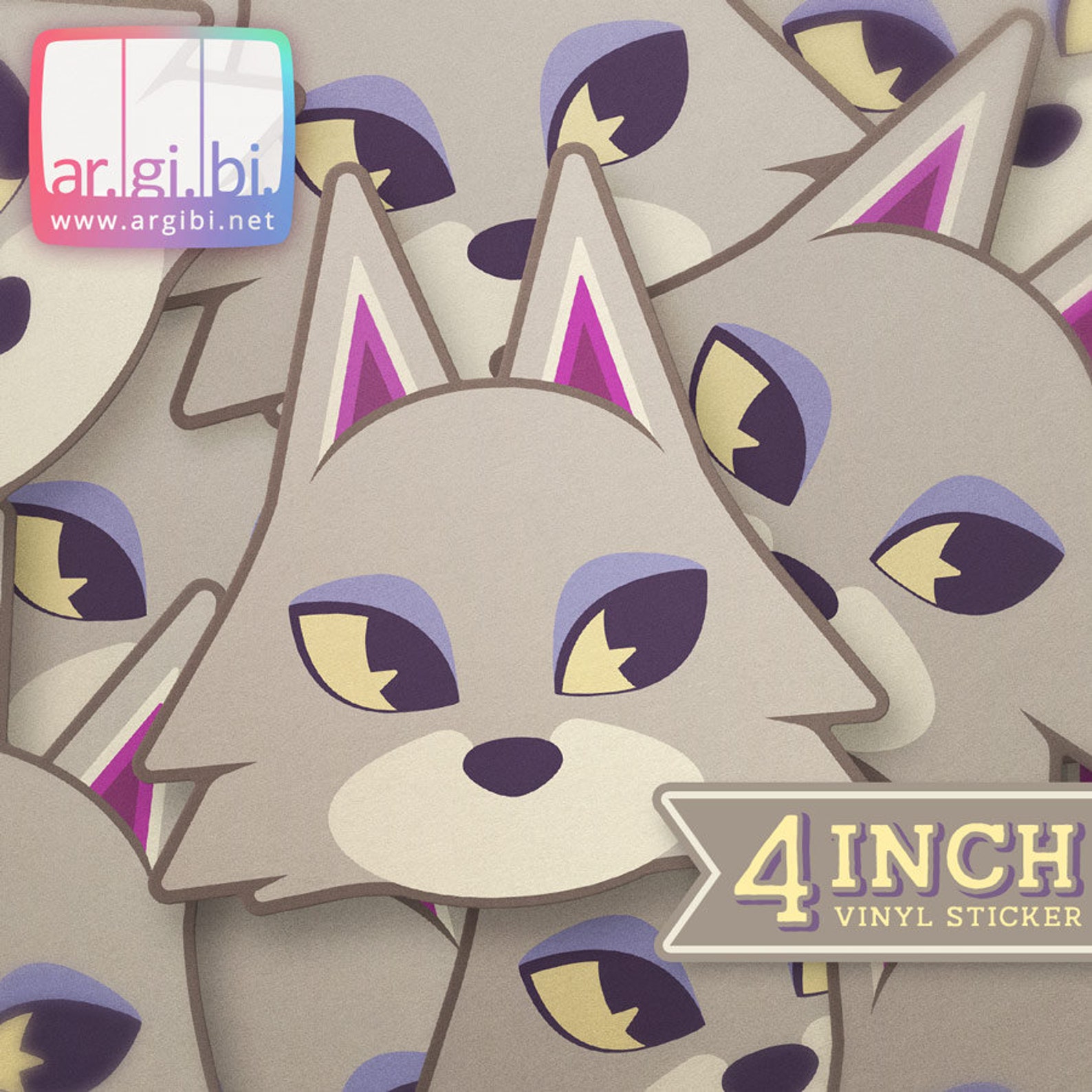 Fang Vinyl Sticker Animal Crossing Stickers Laptop Sticker | Etsy