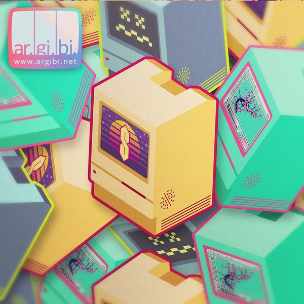 Retro Computer - Etsy