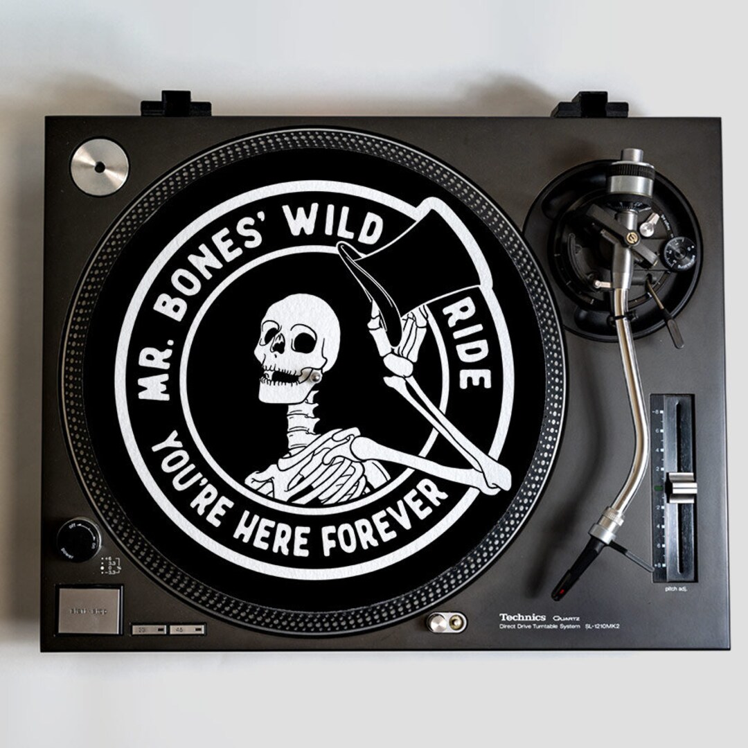 Mr. Bones' Wild Ride Record Player Slipmat - Etsy