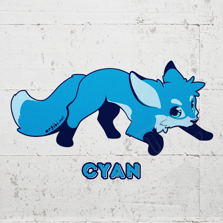 Fox Vinyl Decal - Etsy