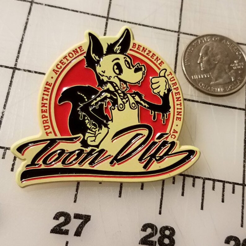 Acme Toon Dip Enamel Pin | Etsy