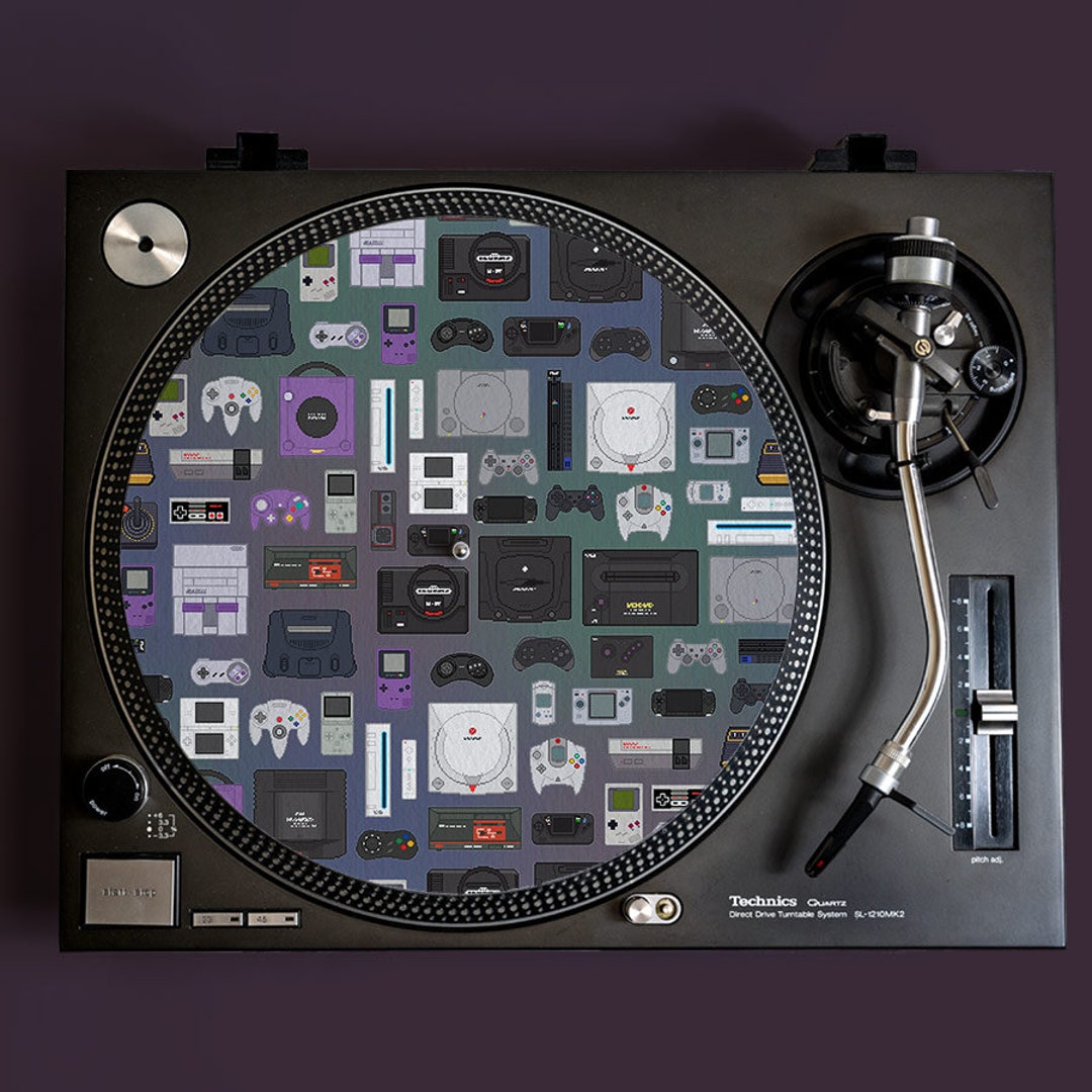Pixel Gamer Record Player Slipmat - Etsy