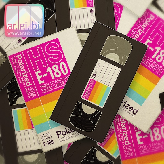 Polarized VHS Vaporwave Vinyl Sticker Laptop Stickers | Etsy