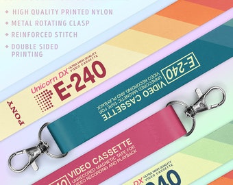 Funky Psychedelic Alien Rave Space Lanyard W/ Lobster Clasp, Breakaway ...