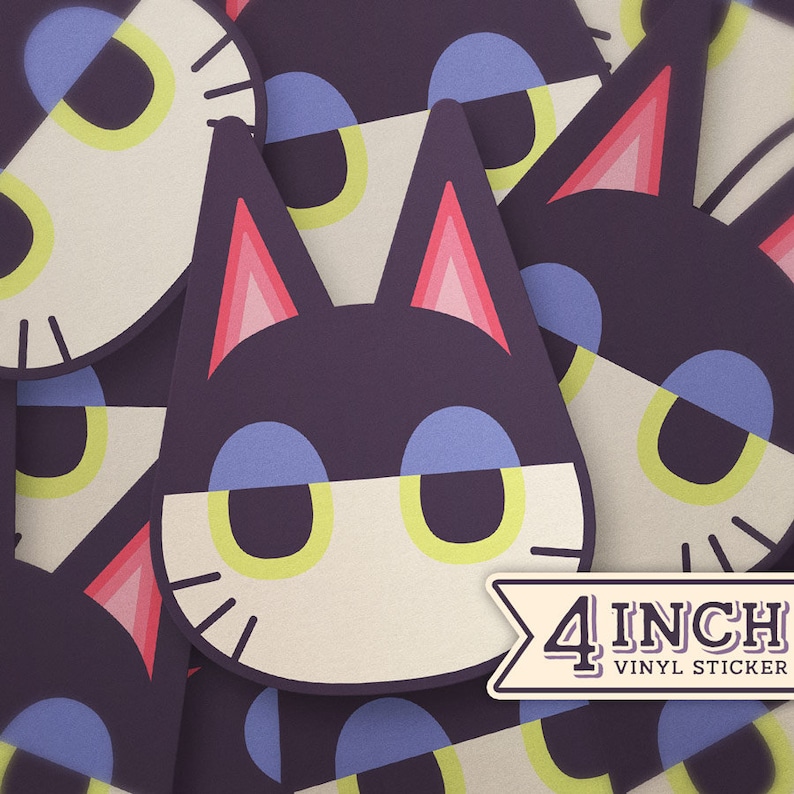 Punchy ACNH Vinyl Sticker / Animal Crossing / Animal Crossing - Etsy