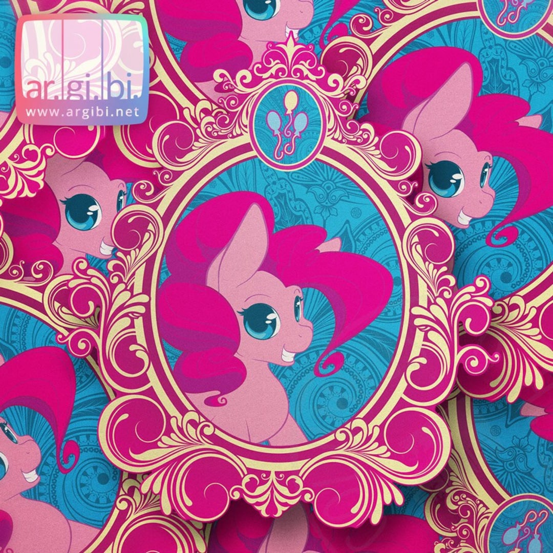 MLP Inspired Vintage Pinkie Pie Vinyl Sticker - Laptop Stickers - Water ...