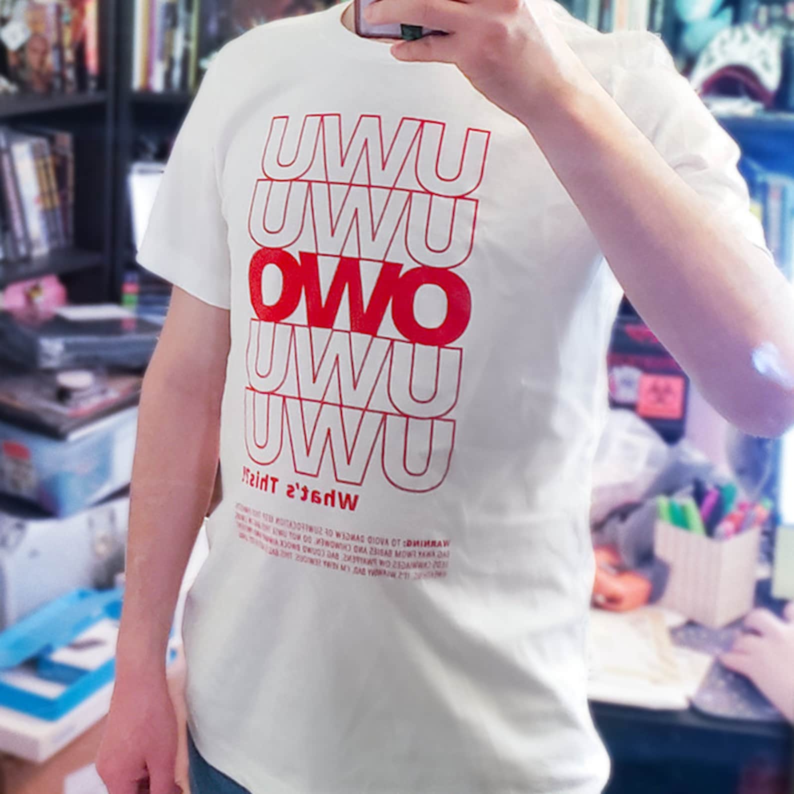 OWO Thank You Meme - Screen Printed Graphic Tee (S-4XL) - Etsy