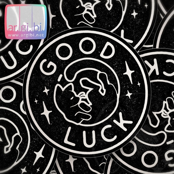 Good Luck Vinyl Sticker Laptop Stickers Water Bottle | Etsy