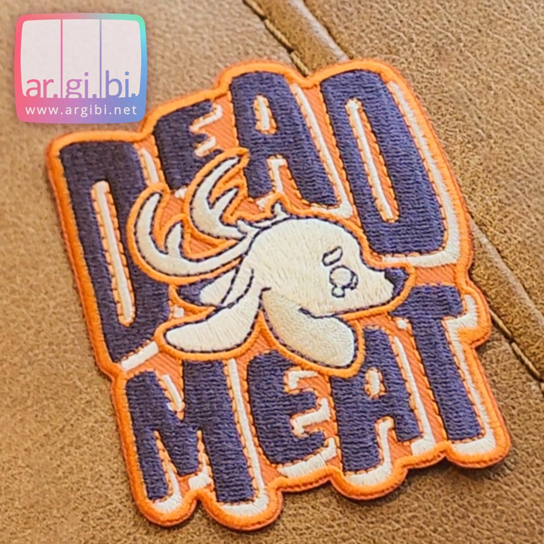 Dead Meat Embroidered Fabric Patch - Etsy