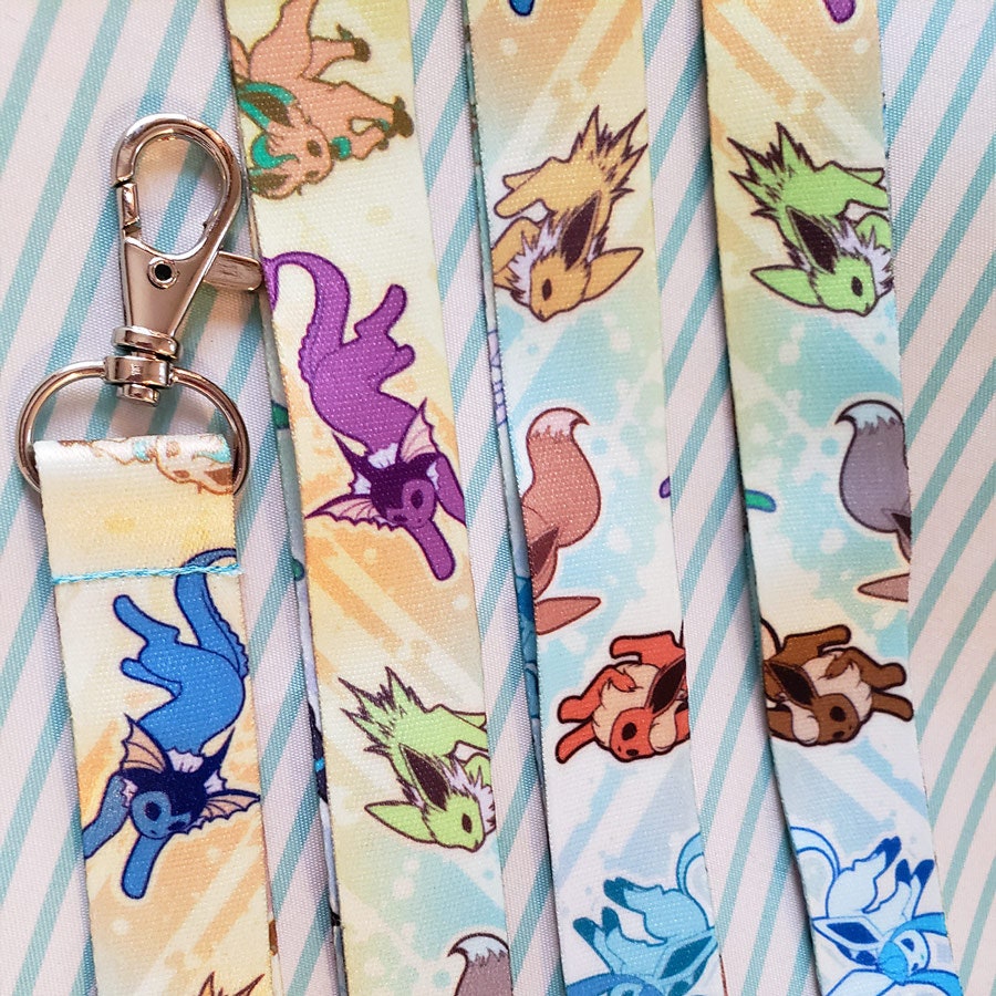 Eeveelutions Double Sided Lanyard | Etsy