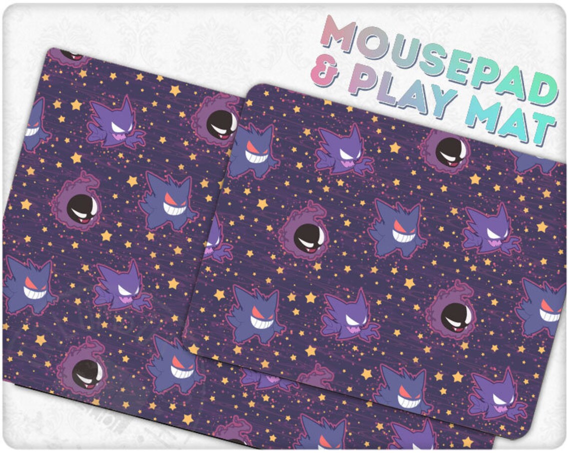 Ghost Types Mousepad Deskmat Playmat - Etsy