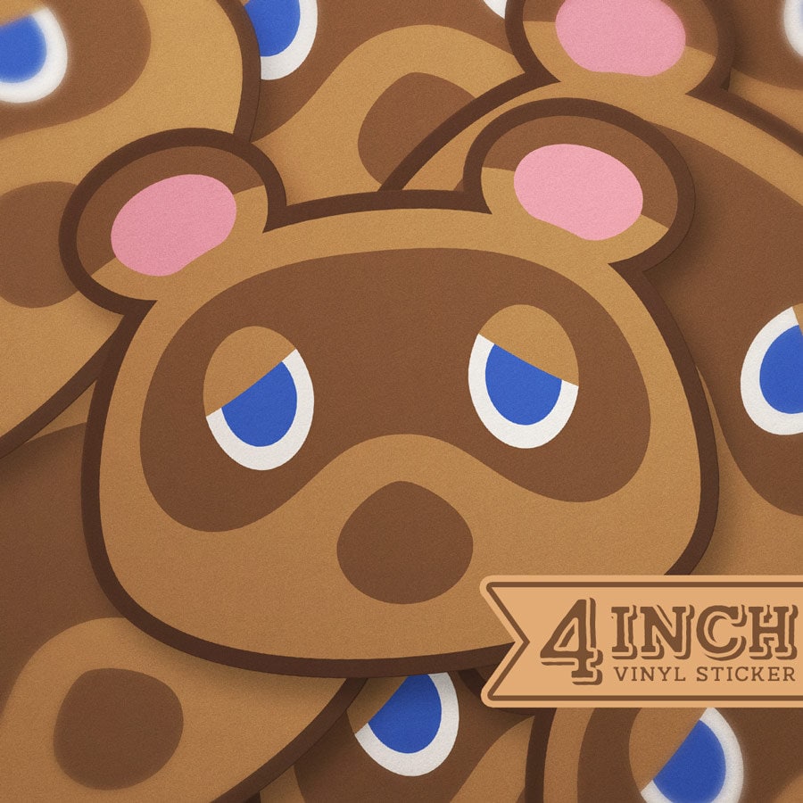 Tom Nook Animal Crossing Vinyl Sticker / New Horizons / ACNH / | Etsy