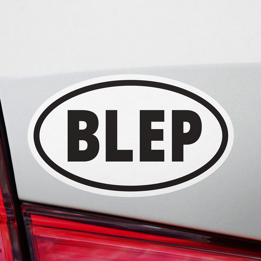 Furry Oval Sticker Owo Uwu Awoo Blep Boop Mlem | Etsy