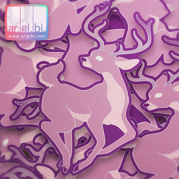 Star Deer Vinyl Sticker Laptop Stickers Water Bottle | Etsy