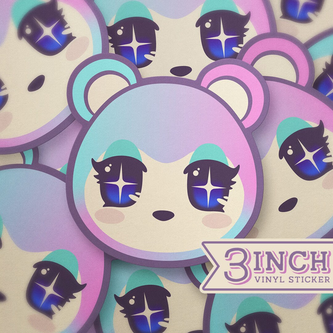 Judy Vinyl Sticker - Animal Crossing Stickers - Laptop Sticker - Water ...