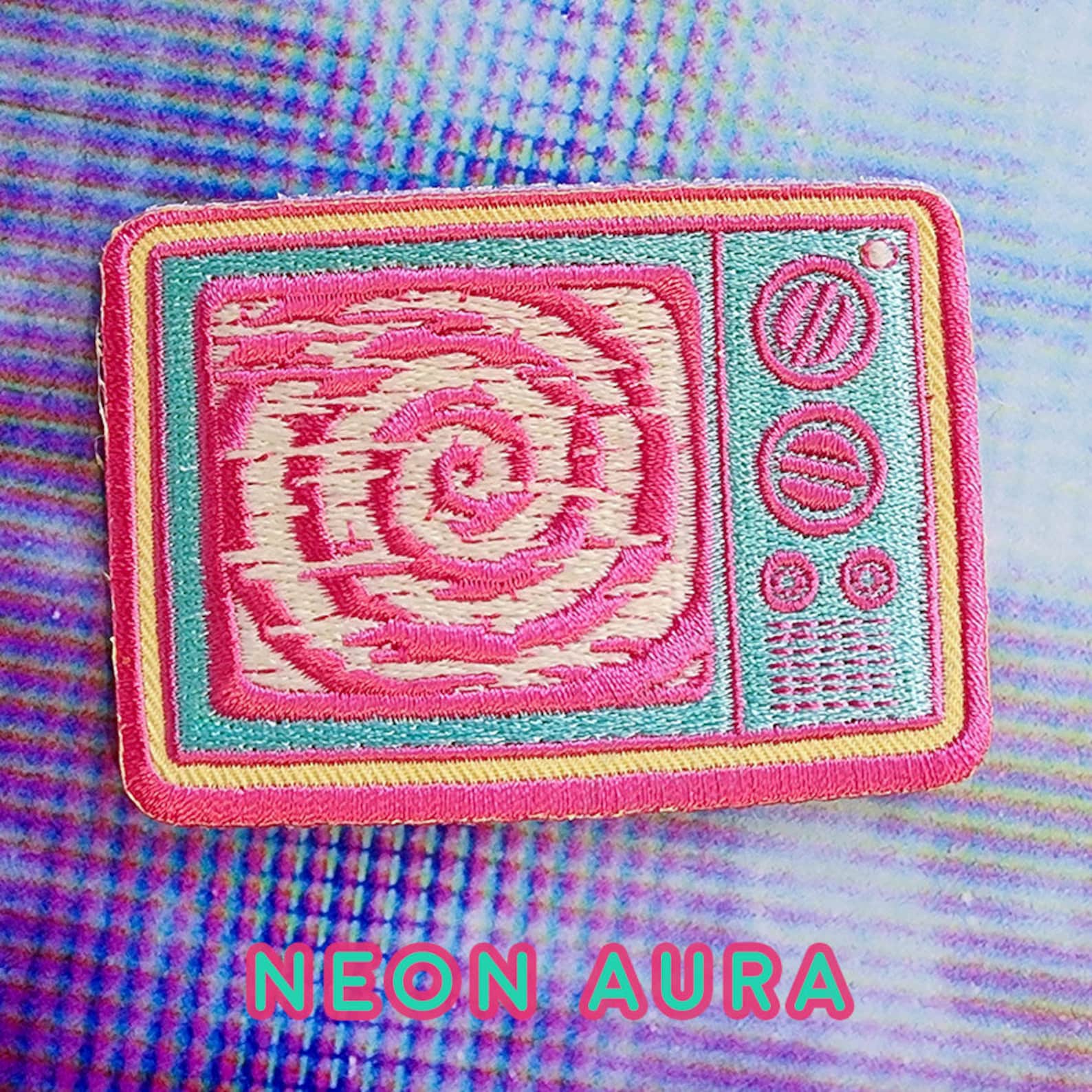 Hypno TV Glow in the Dark Fabric Patch - Etsy UK