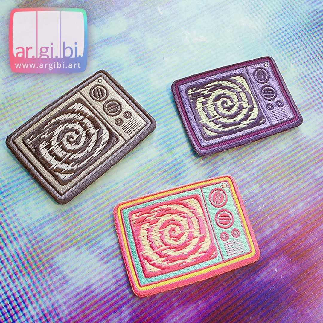 Hypno TV Glow in the Dark Fabric Patch - Etsy