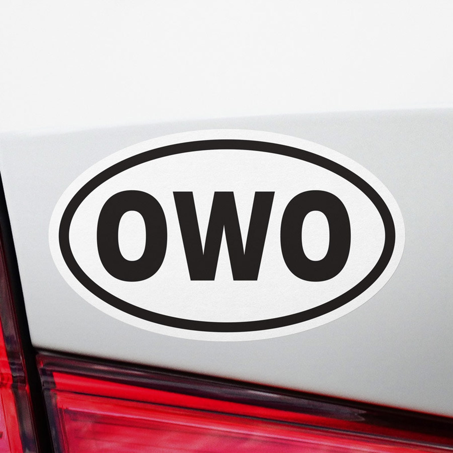 Furry Oval Sticker Owo Uwu Awoo Blep Boop Mlem - Etsy