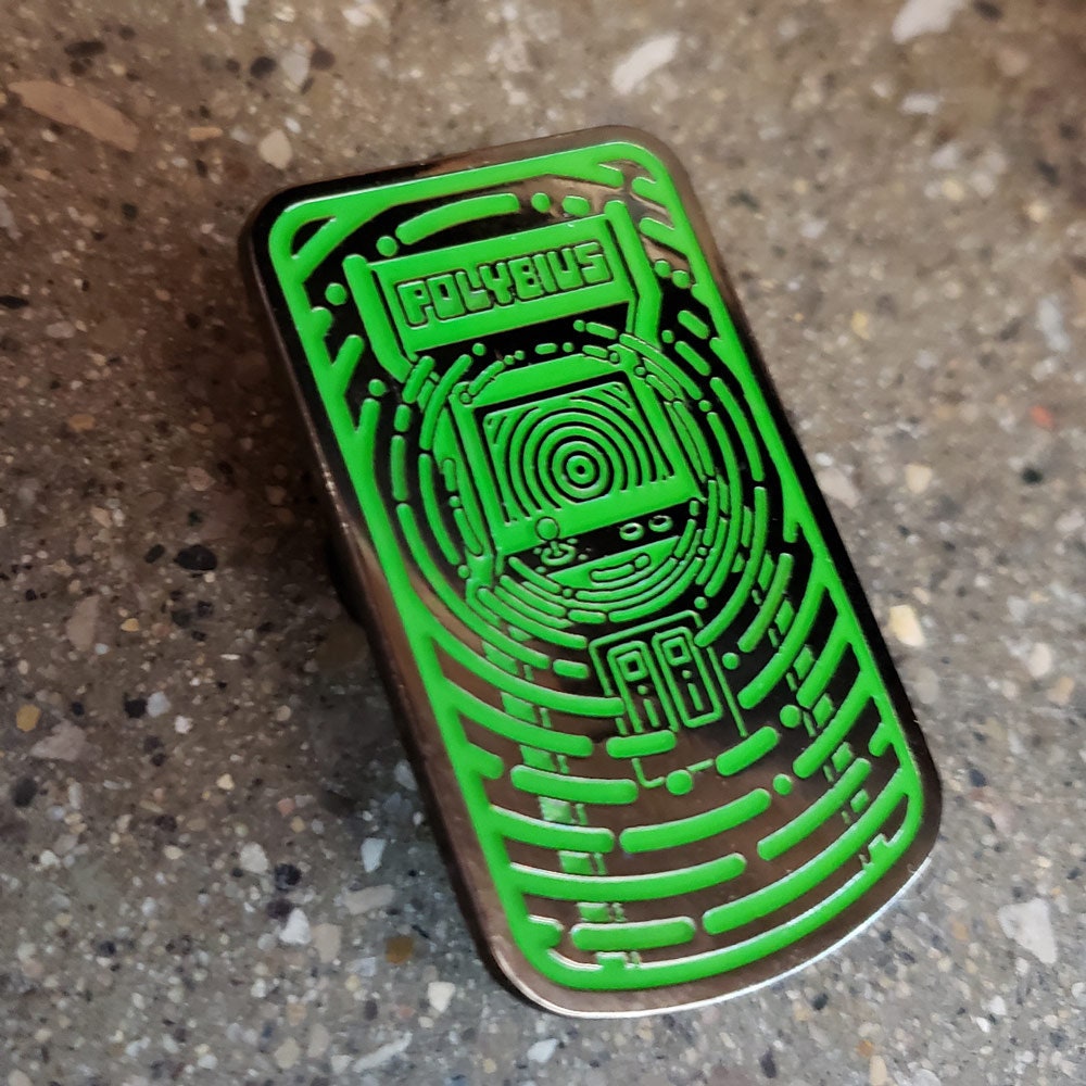 Polybius Glow in the Dark Enamel Pin | Etsy