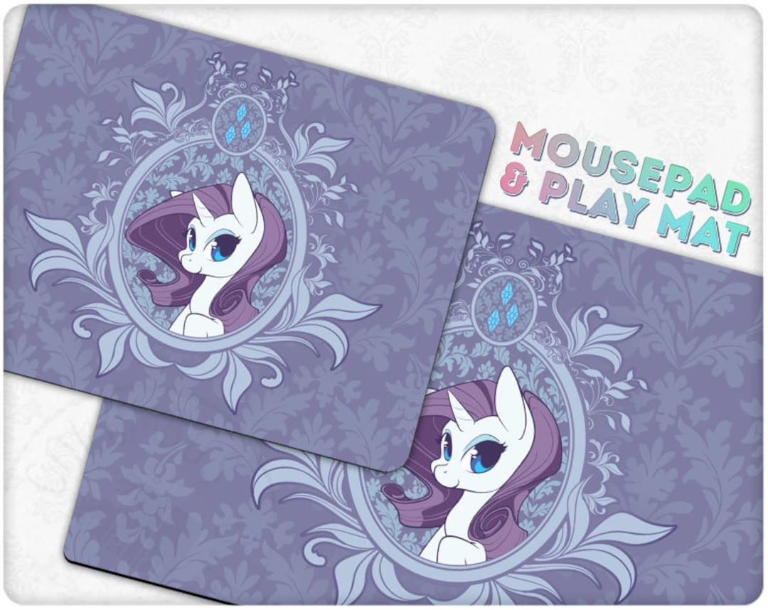 Rarity Mousepad | Deskmat | Playmat - Etsy