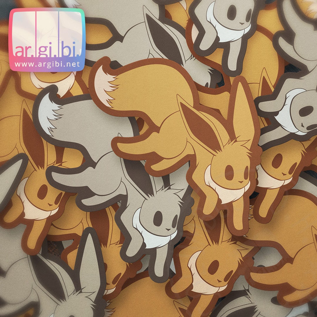 Eeveelutions Eevee Vinyl Sticker - Laptop Stickers - Water Bottle ...
