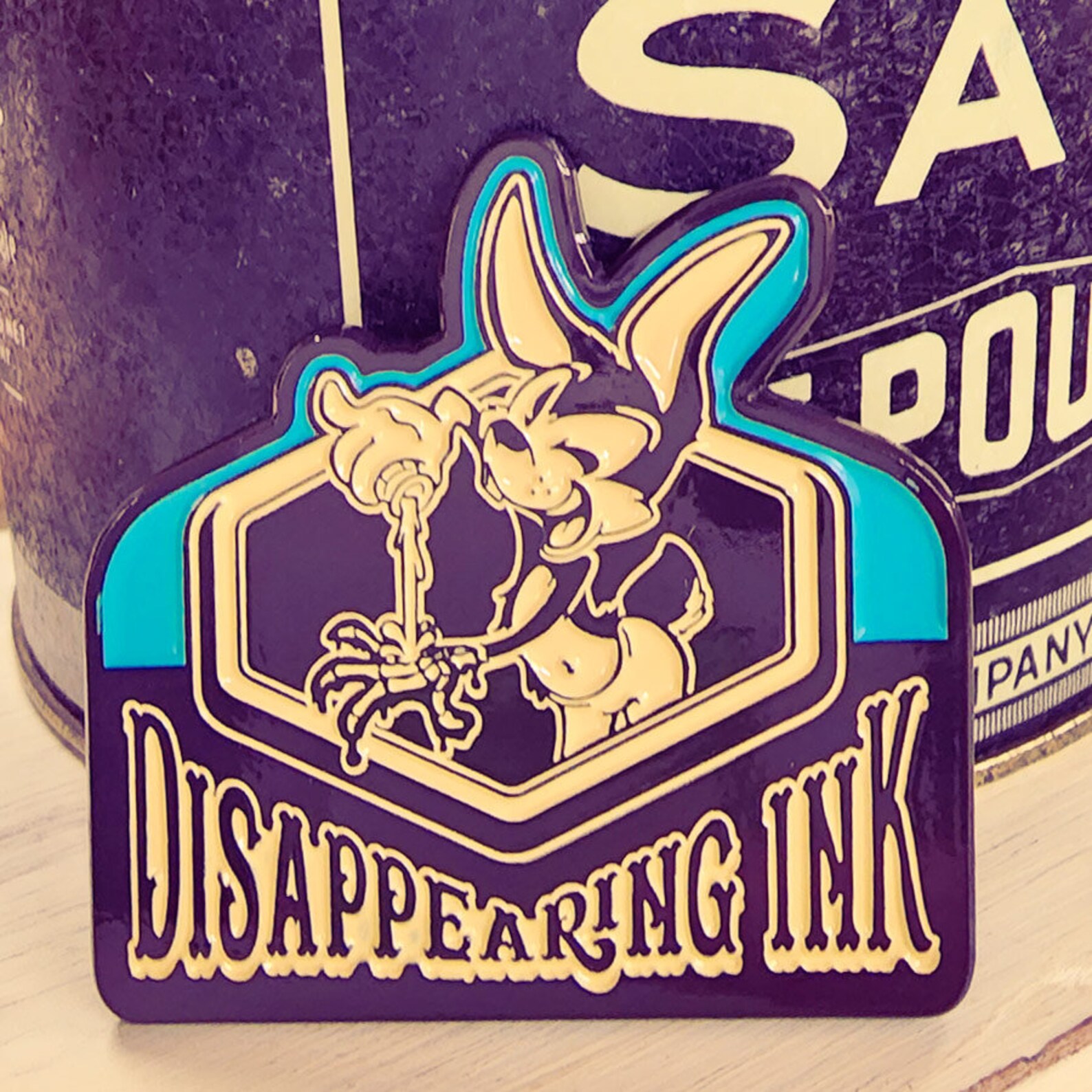 Acme Disappearing Ink Enamel Pin - Etsy