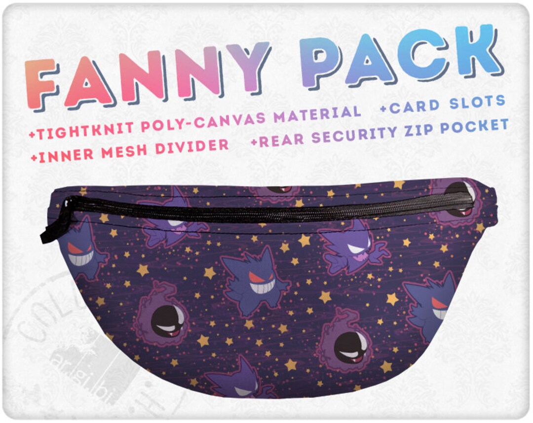 Ghost Types Fanny Pack - Etsy