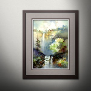 The Water and the Light - Watercolor Art PRINT - UNFRAMED- by Michael ...