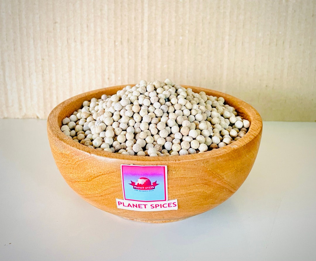 White Peppercorns - Safed Mirch - Pure and Authentic - Etsy
