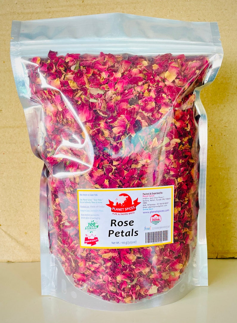 Dried Rose Petals Gulab Patti Biryani Spices - Etsy
