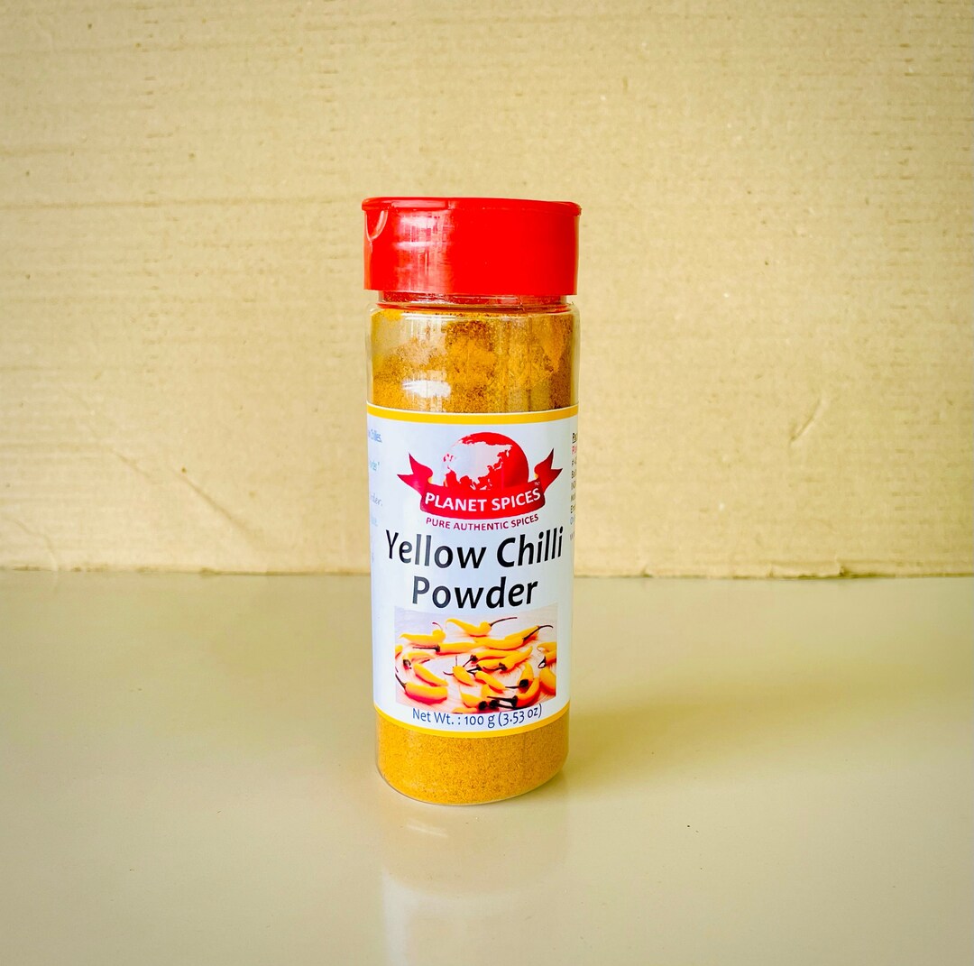Yellow Chilli Powder Pilli Mirch Hot and Spicy - Etsy