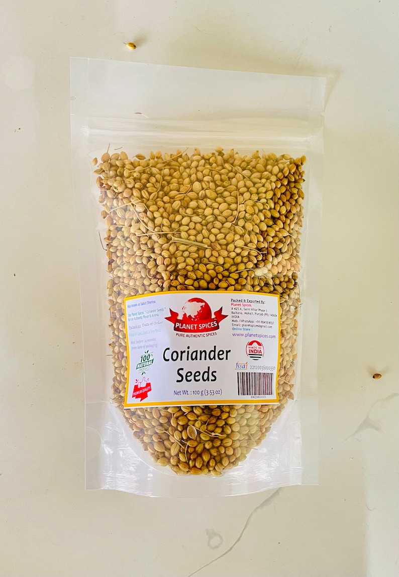 Coriander Seeds Sabut Dhaniya Roasted Coriander - Etsy